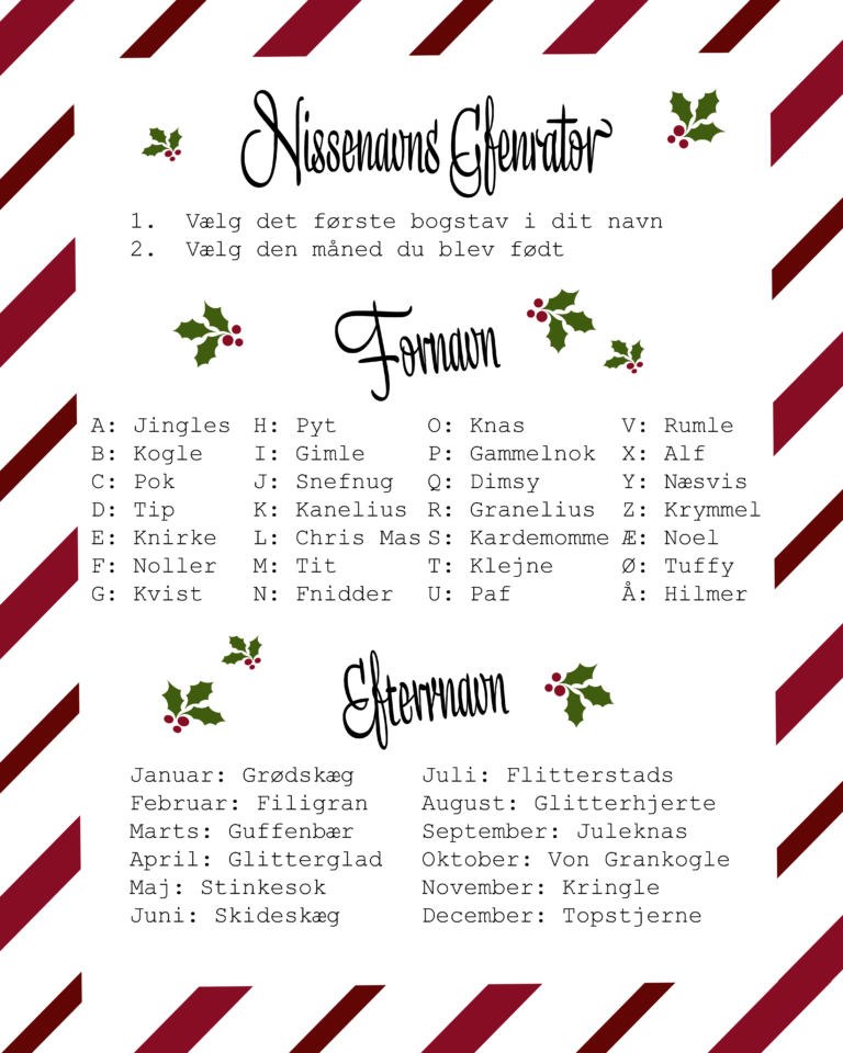 24 personlige breve fra nissen